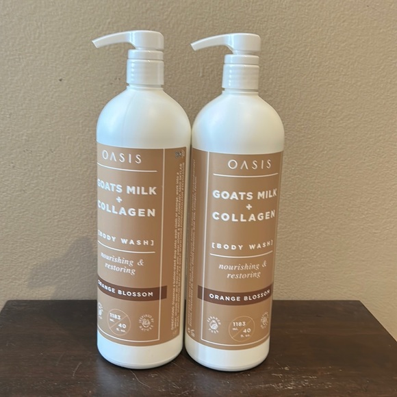 Bath & Body | Set Of 2 Oasis Goats Milk Collagen Body Wash Orange ...